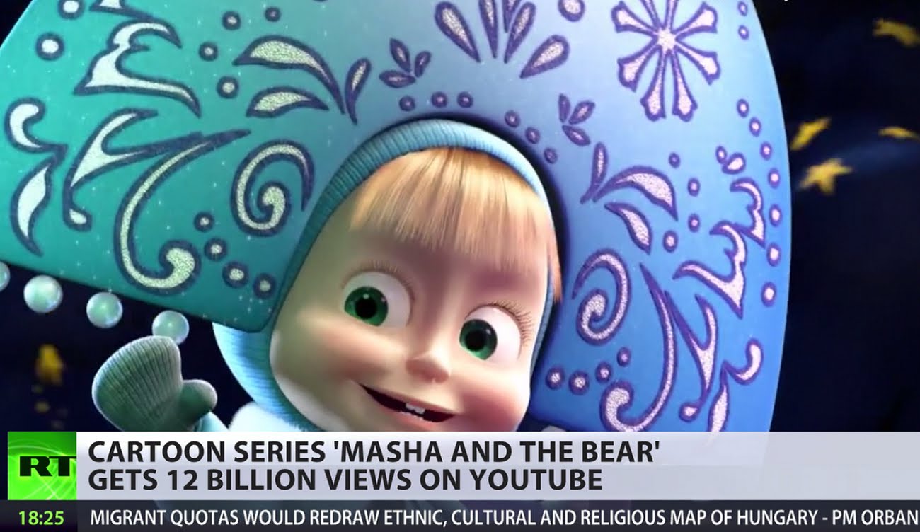 Masha and the Bear: Russian cartoon wins YouTube love with billions of ...