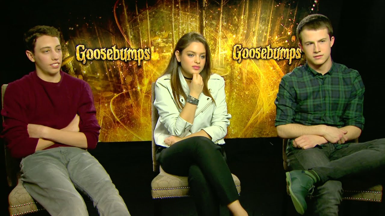 The Goosebumps cast talk monsters and eating alligator meat - The ...