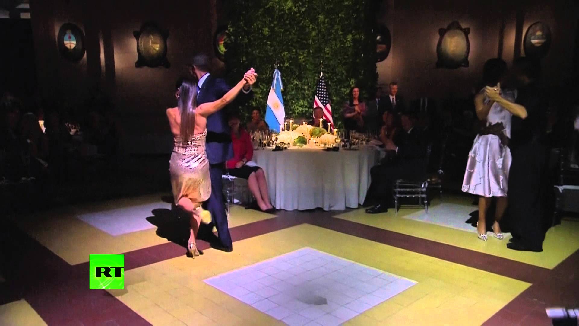 President’s tango: Barack Obama dancing at state visit in Buenos Aires ...