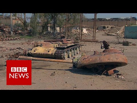 Inside Shaddadi - Syrian town destroyed by IS - BBC News - The Global ...
