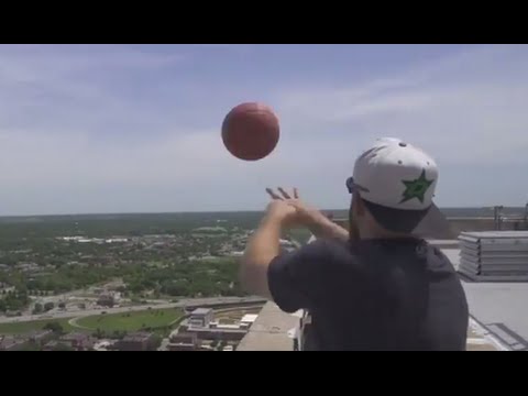 Dude Perfect Breaks World Record for Tallest Basketball Shot Made - The ...