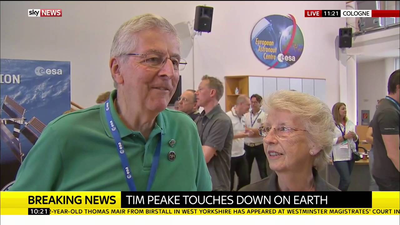 British Astronaut Tim Peake's Parents "So Proud Of Him" - The Global Herald