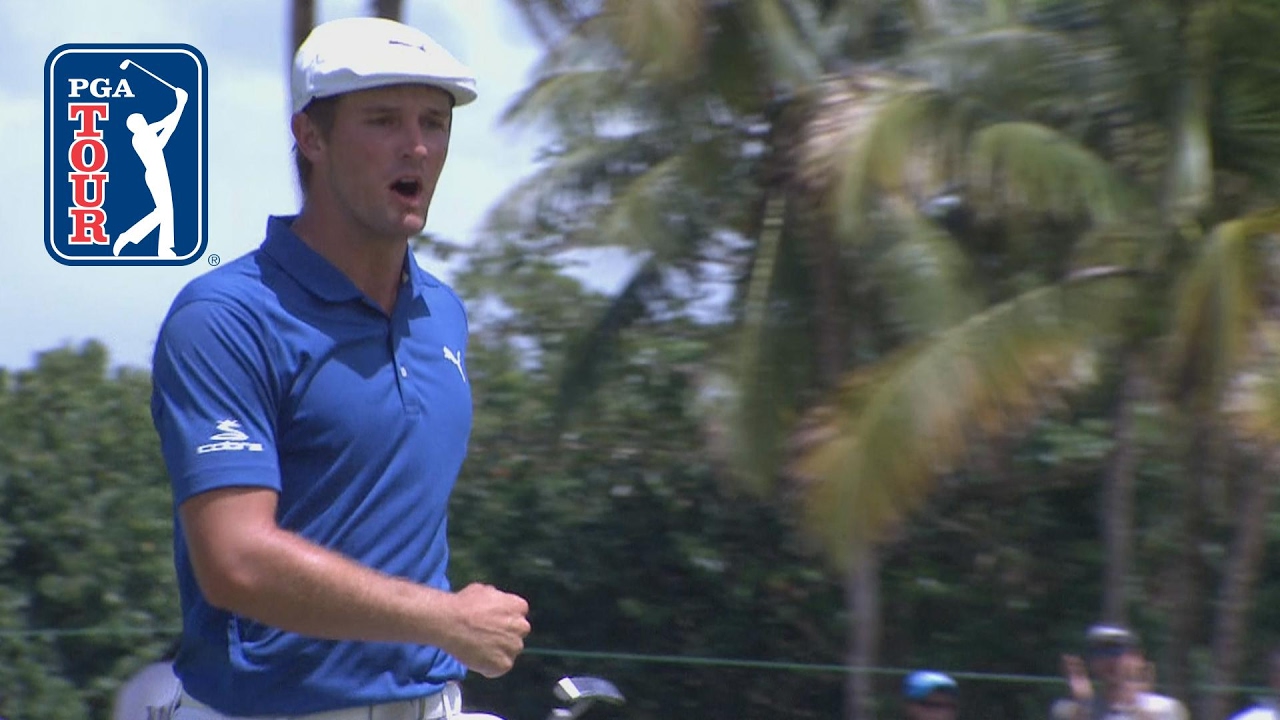 Bryson DeChambeau rolls the rock in from 60 feet at Puerto Rico - The ...