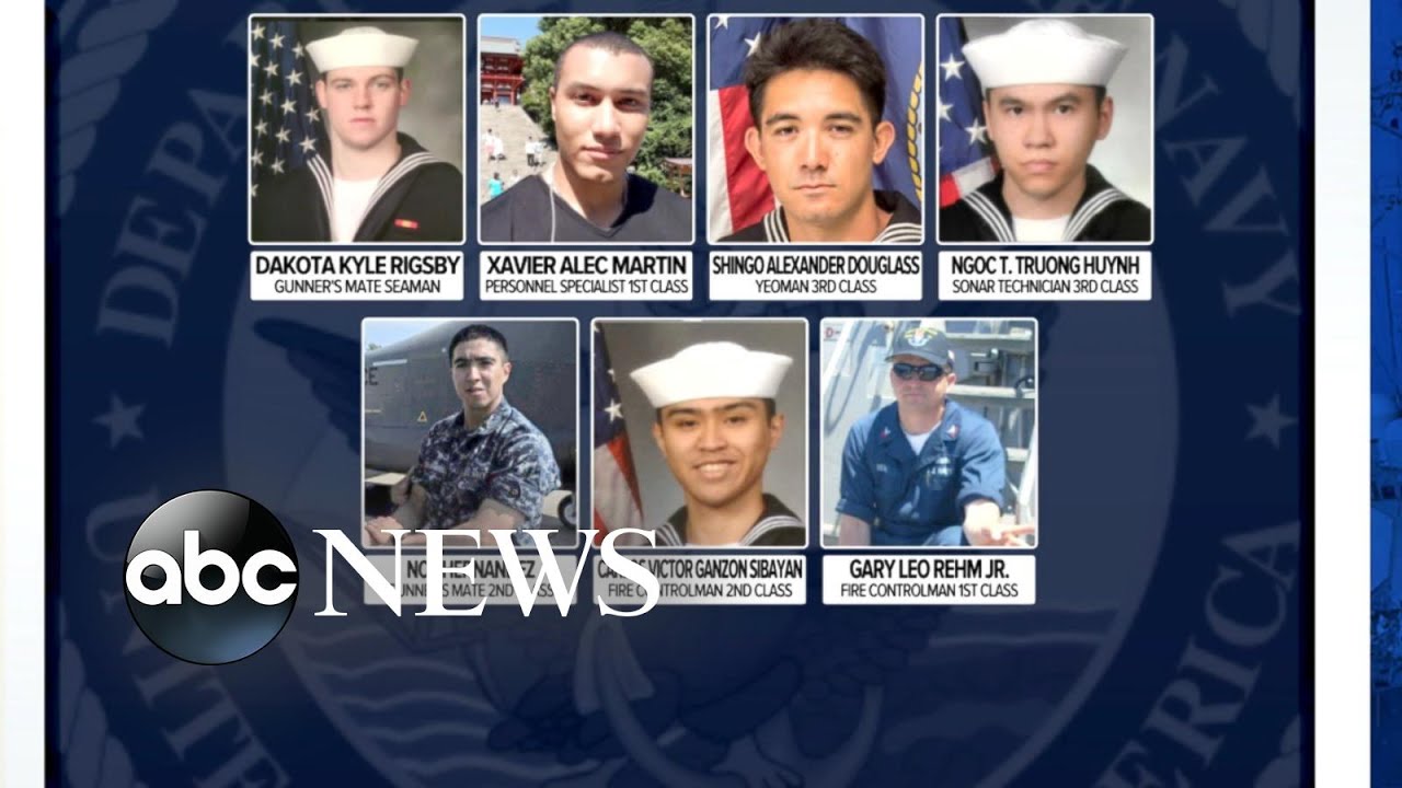 Seven sailors found dead after USS Fitzgerald Collision - The Global Herald
