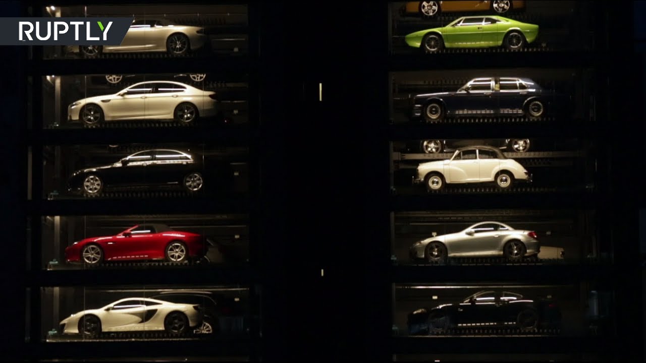 'Luxury car vending machine': Million-dollar supercars on display in ...