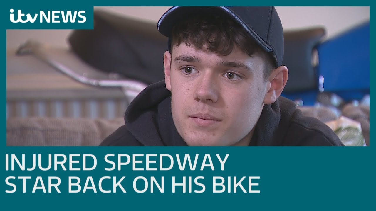 Injured speedway star Sam Norris back on his bike | ITV News - The ...