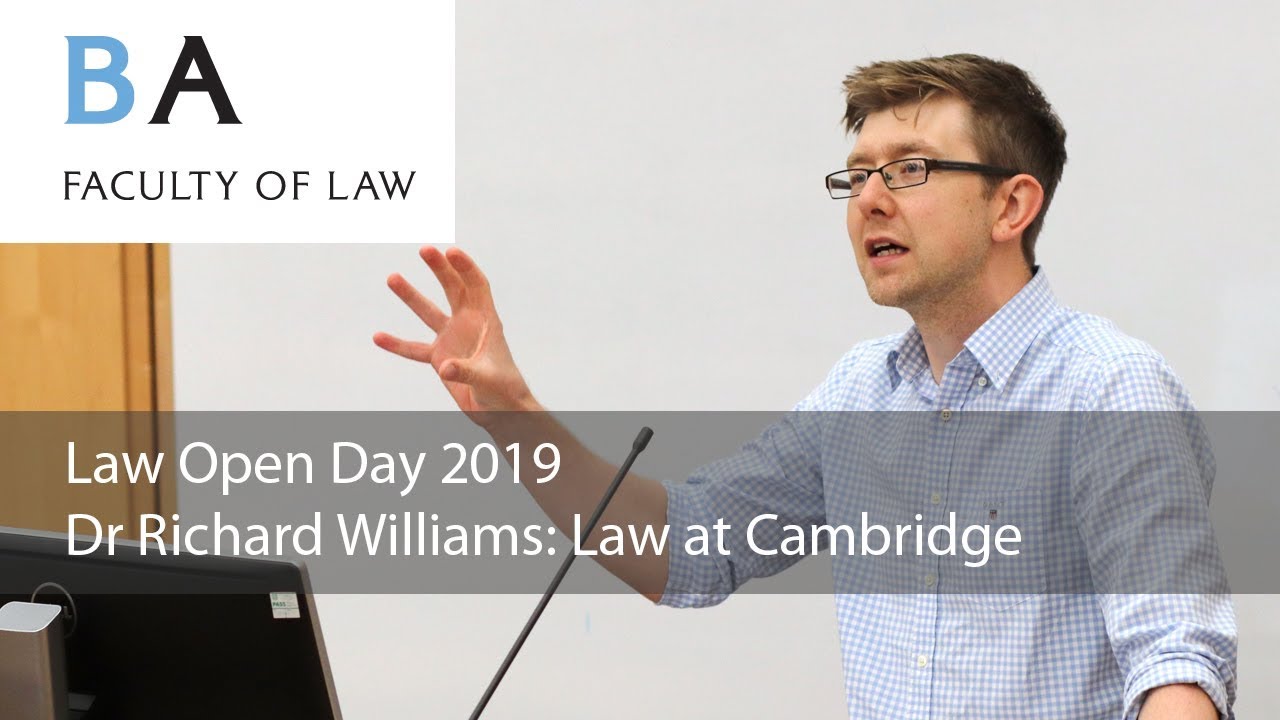 Law at Cambridge: Dr Richard Williams 2019 - The Global Herald