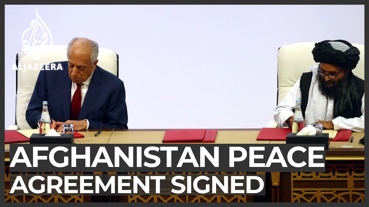 Afghanistan's Taliban, US sign agreement aimed at ending war - The ...