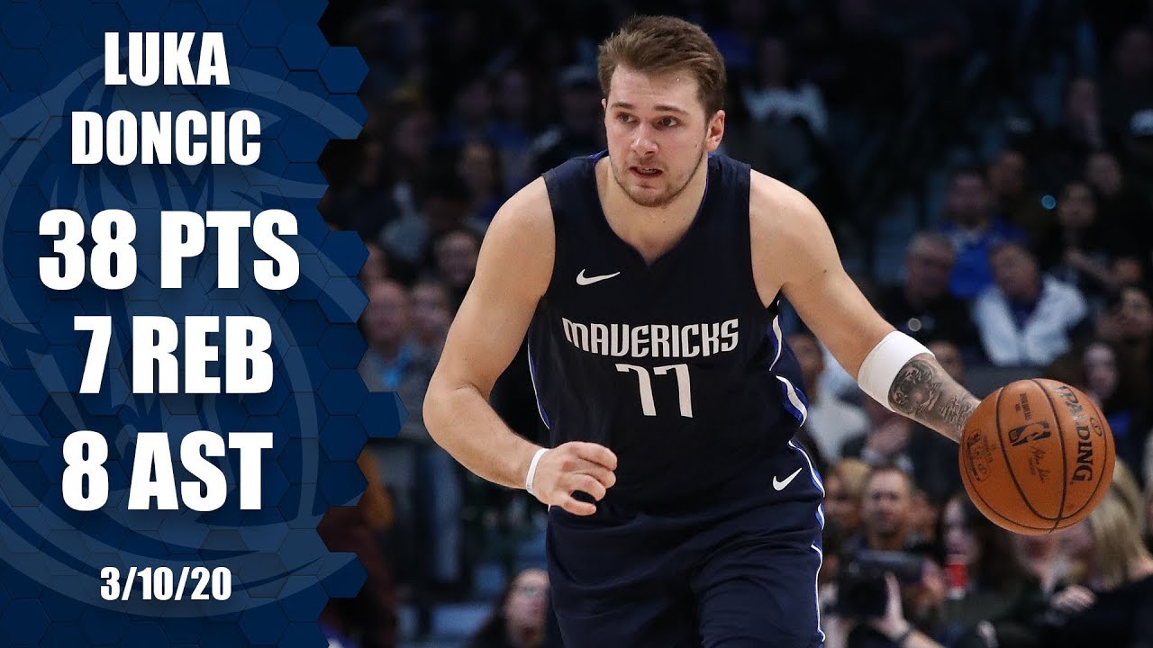 Luka Doncic drops a dominant game-high 38 in Mavericks vs. Spurs | 2019-20 NBA Highlights - The ...