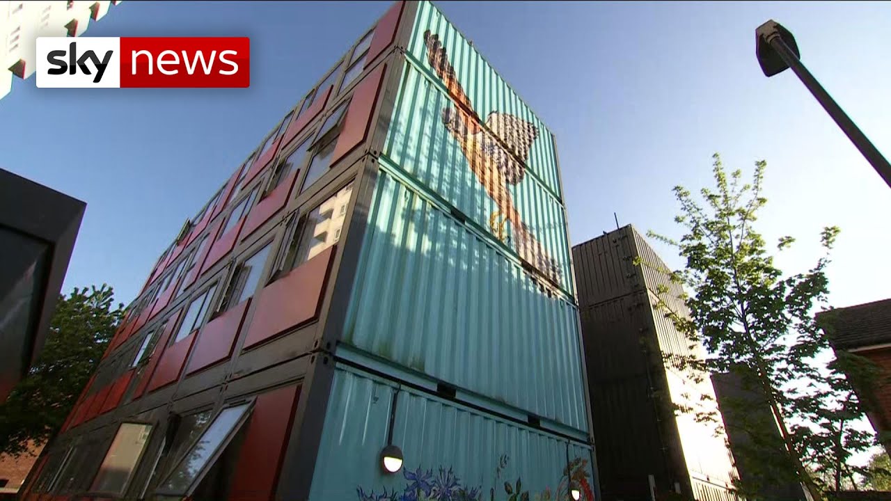 Life under lockdown: Families living in shipping containers - The ...