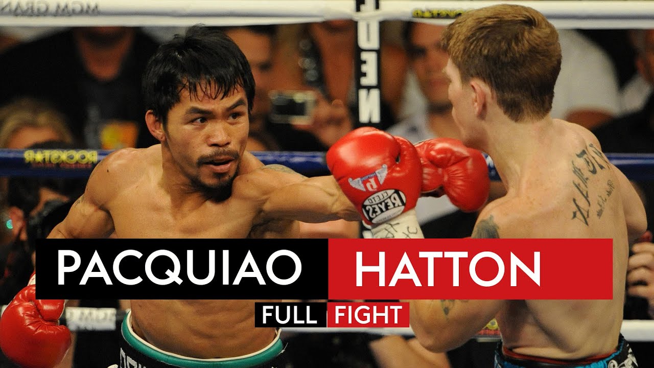 FIGHT REWIND! Manny Pacquiao's STUNNING knockout over Ricky Hatton 👊 ...