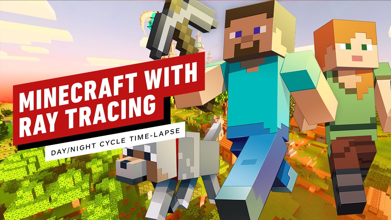 Minecraft With Ray Tracing On: Day and Night Cycle Time-Lapse - The ...