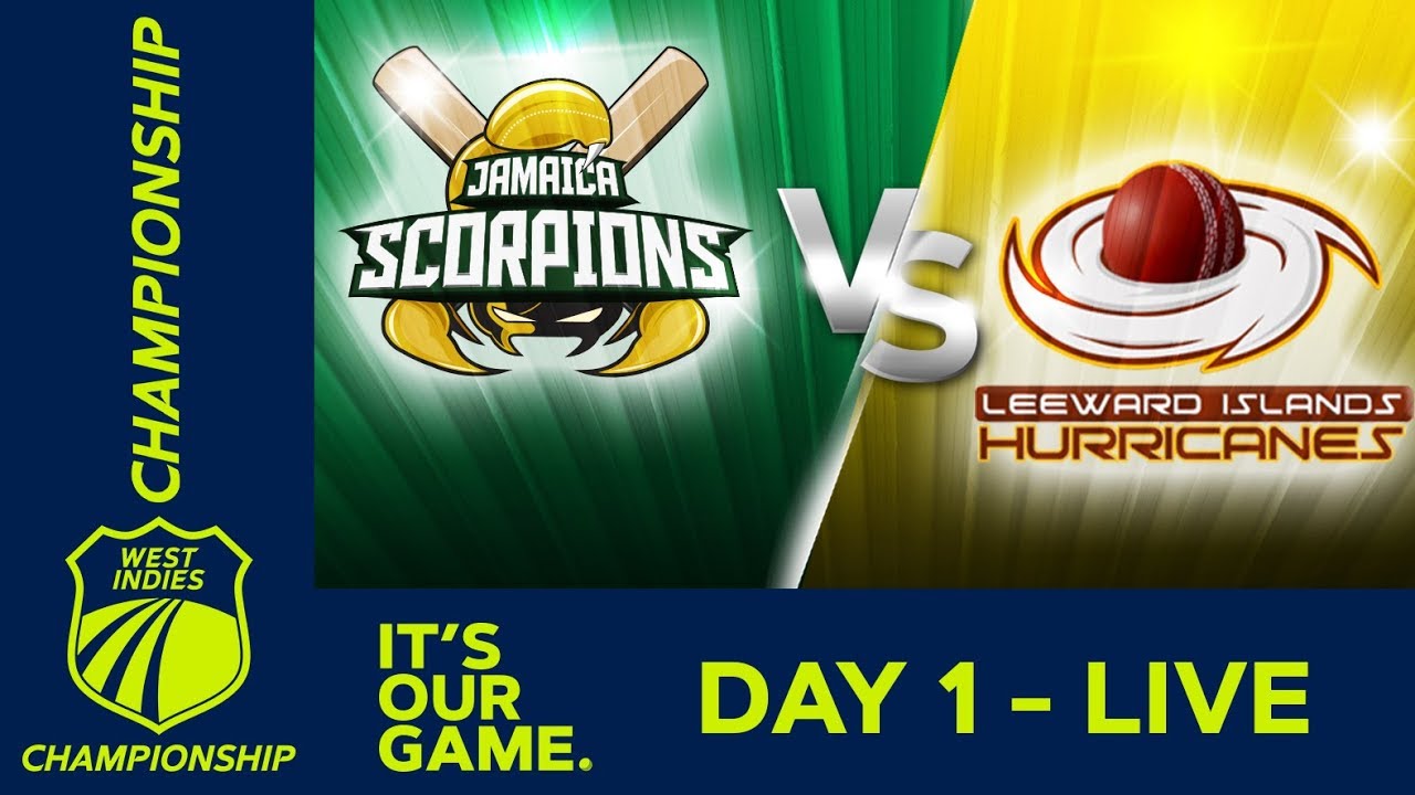 🔴LIVE Jamaica vs Leeward Islands - Day 1 | West Indies Championship ...