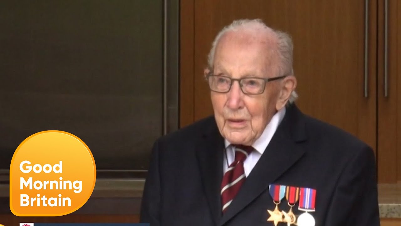 A Tribute to Newly Appointed Colonel Tom Moore | Good Morning Britain ...