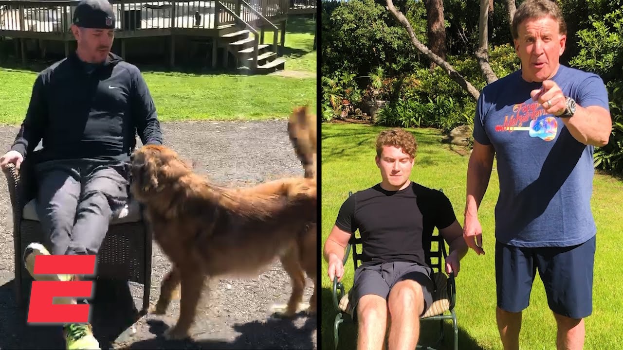 Home Workout: The scissor kick with 'Body By Jake' and Jason Fitz ...