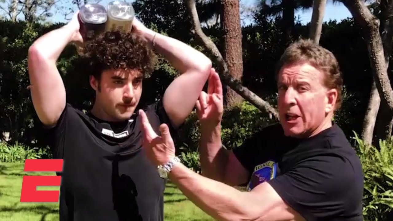 Home Workout: Triceps Behind-the-Back with 'Body By Jake' and Jason ...