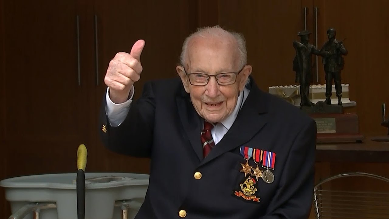 Captain Tom Moore made a Colonel on his 100th birthday - The Global Herald