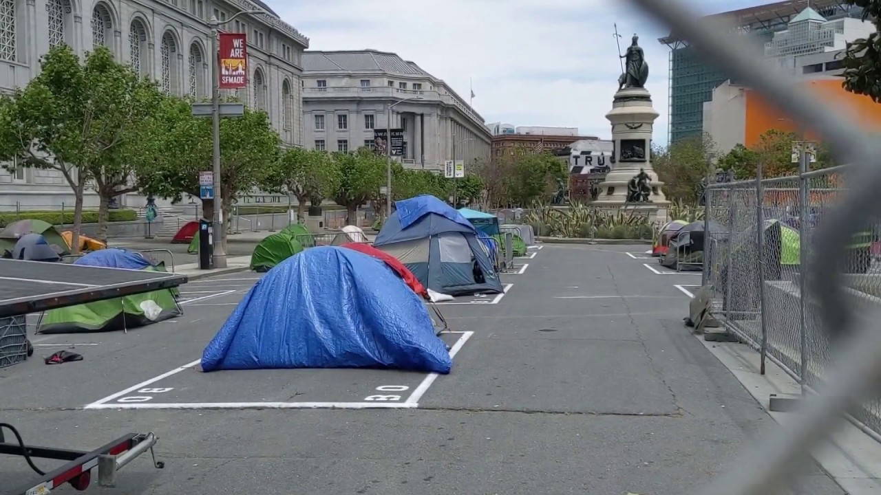 Safe space during COVID-19 | Tent camp for homeless opens near San ...
