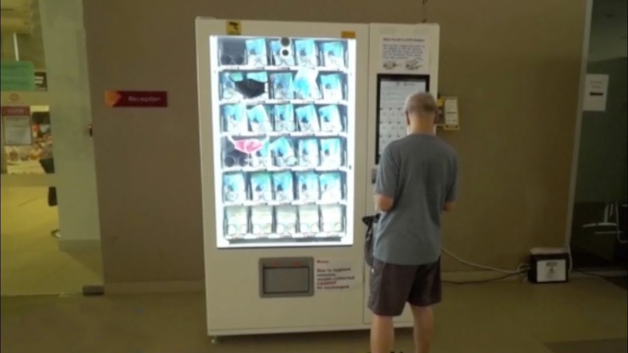 Singapore installs free reusable mask vending machines - The Global Herald
