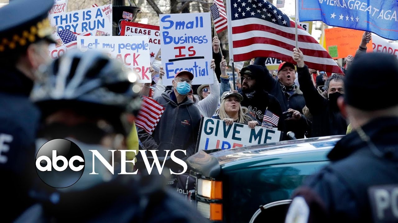 Stay-at-home protests, front-liners honored: The Week in Pictures - The ...