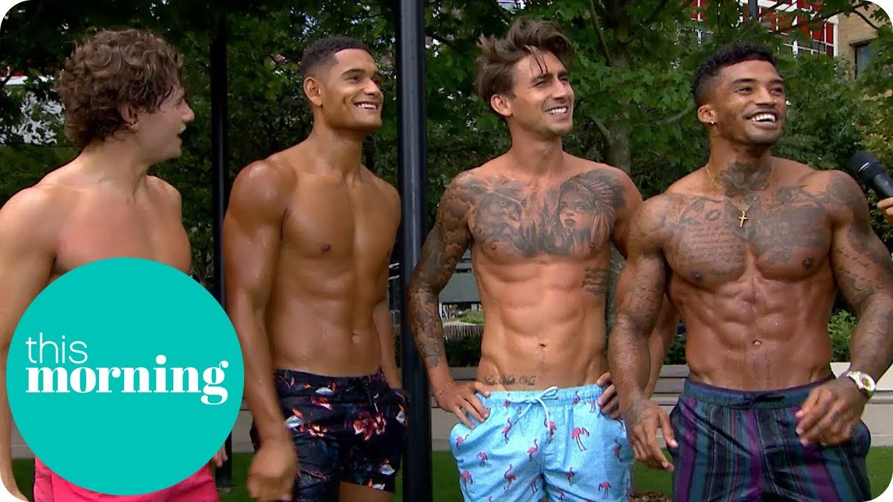 Love Island's Men Model the Latest Swimming Trunks | This Morning - The ...