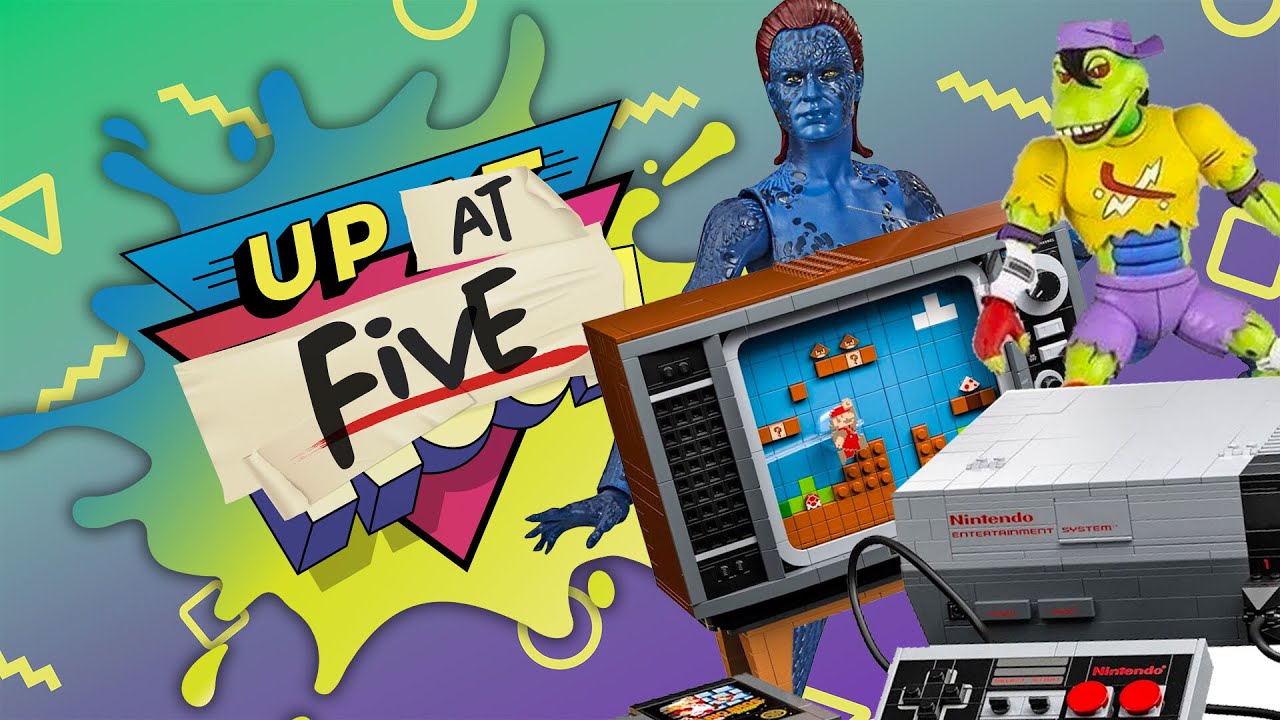 LEGO Nintendo, Comic-Con Toy Reveals, Hanging Out - Up At Noon (At Five ...