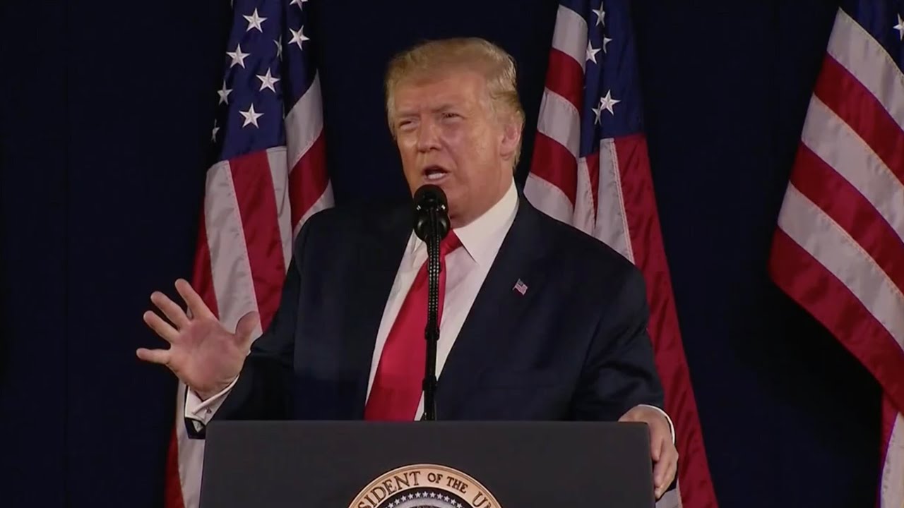 U.S. President Donald Trump gives speech at Mount Rushmore to celebrate ...