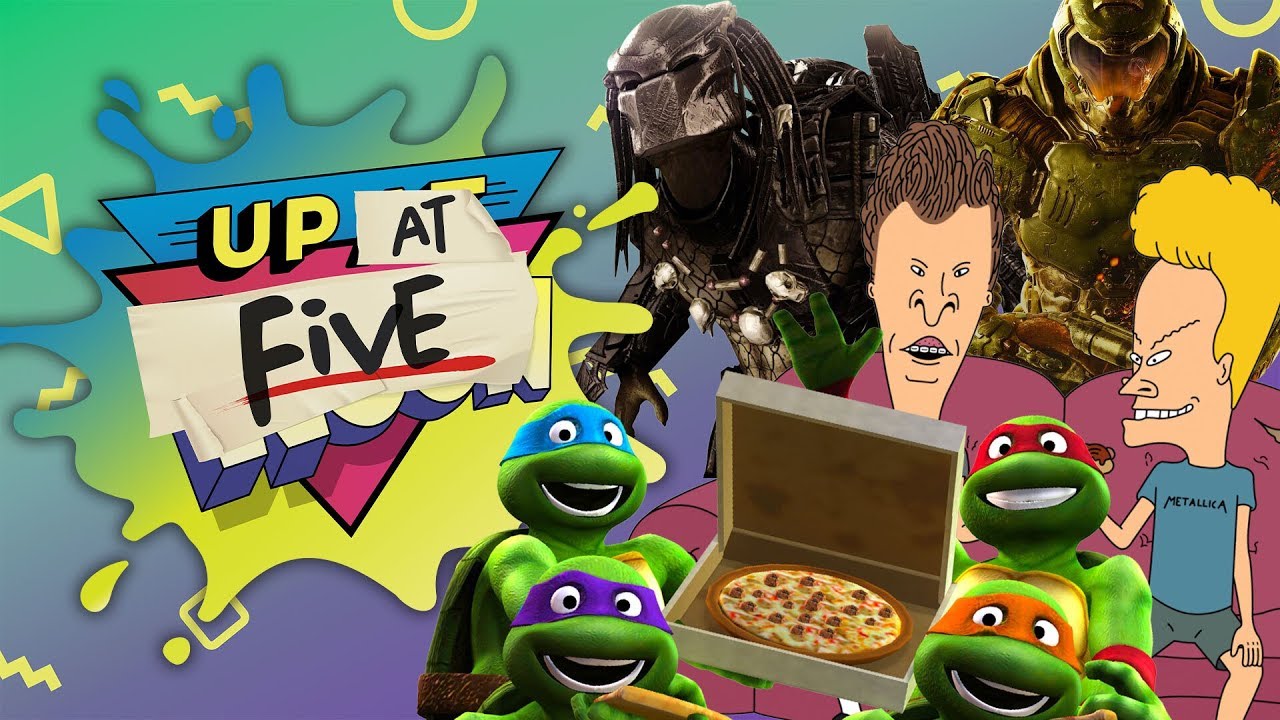 Up At Noon (At Five) LIVE!: New TMNT, Beavis & Butt-Head, & Alien Vs ...