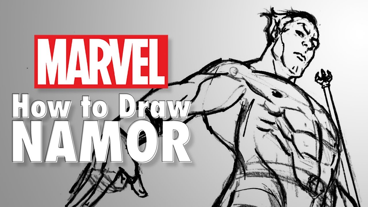 How to Draw Namor LIVE w/ Alitha E. Martinez - The Global Herald
