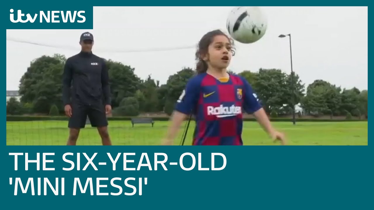 Meet the six-year-old 'Mini Messi' aiming to be a Barcelona star | ITV ...