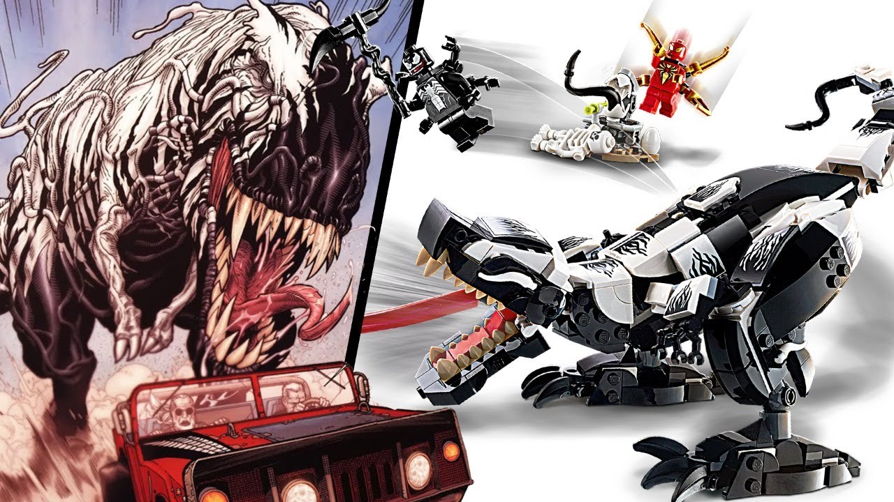 Building VENOMOSAURUS REX with Justin Warner! | LEGO Marvel Build - The ...