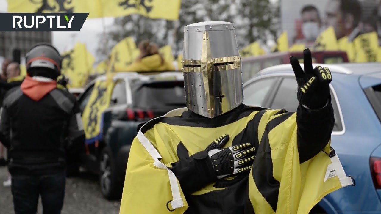 'It isn't our government' | Flemish nationalists protest in Belgium ...