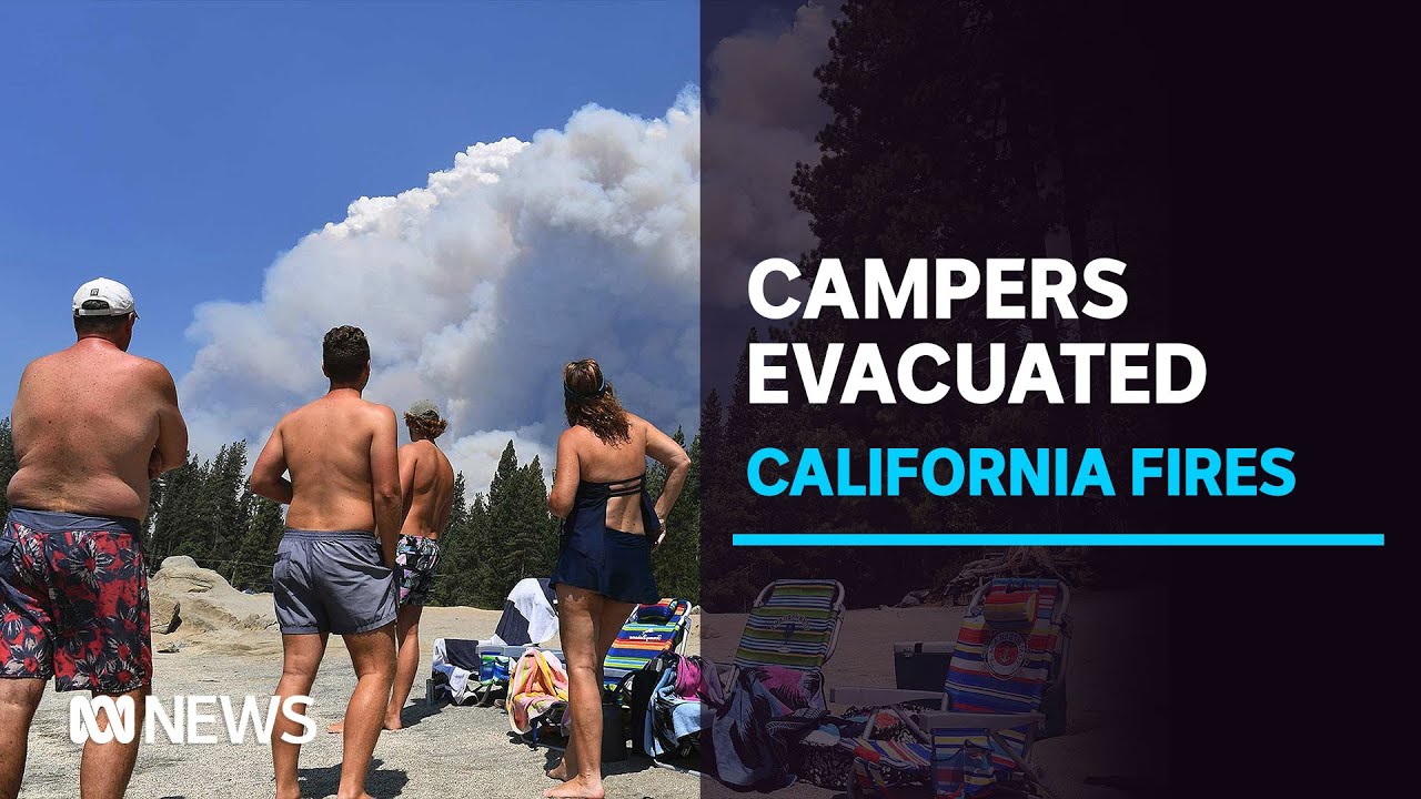 Hundreds airlifted from California camping ground as wildfires move in ...