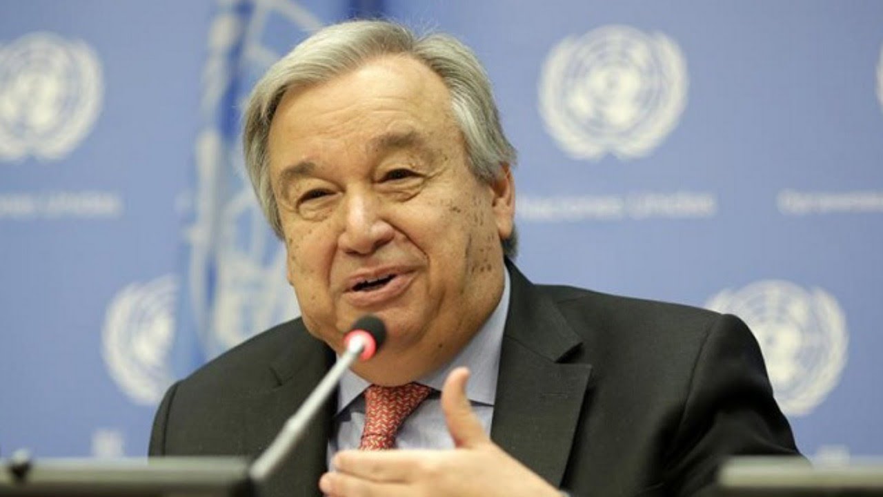 Live: UN Secretary-General Antonio Guterres delivers a speech to ...