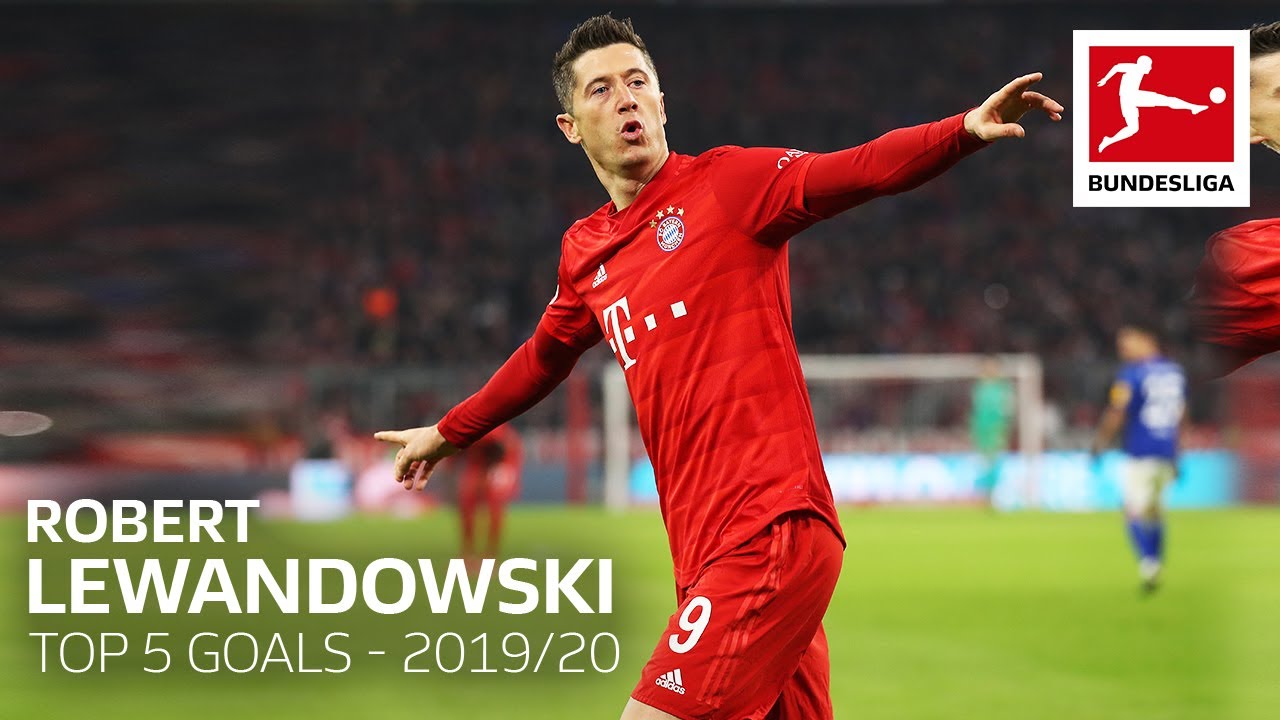 Robert Lewandowski - UEFA Player of the Year - Top 5 Goals 2019/20 ...