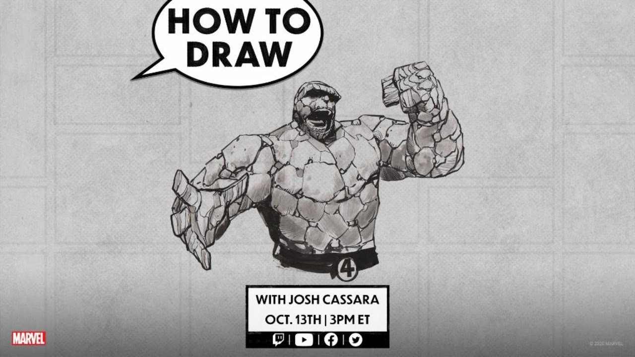 How to Draw THE THING w/ Joshua Cassara! | Marvel Live! - The Global Herald