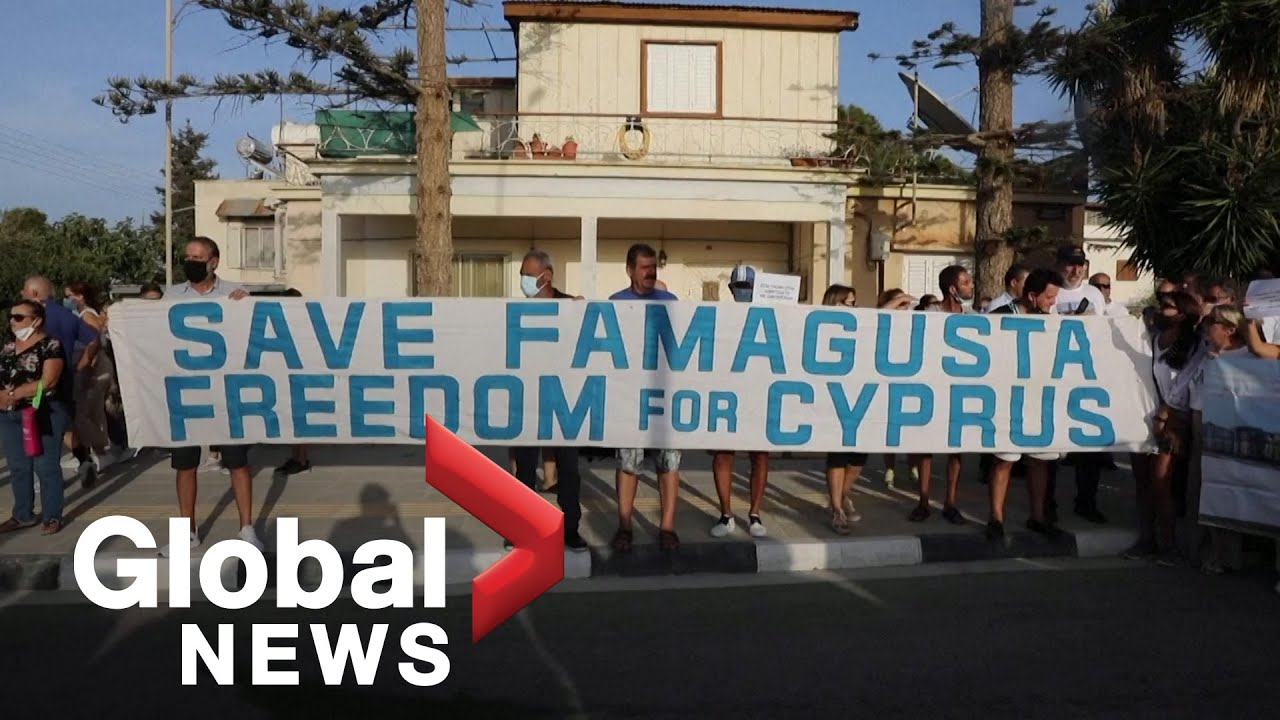 Hundreds of Greek Cypriots protest against opening of beachfront in ...