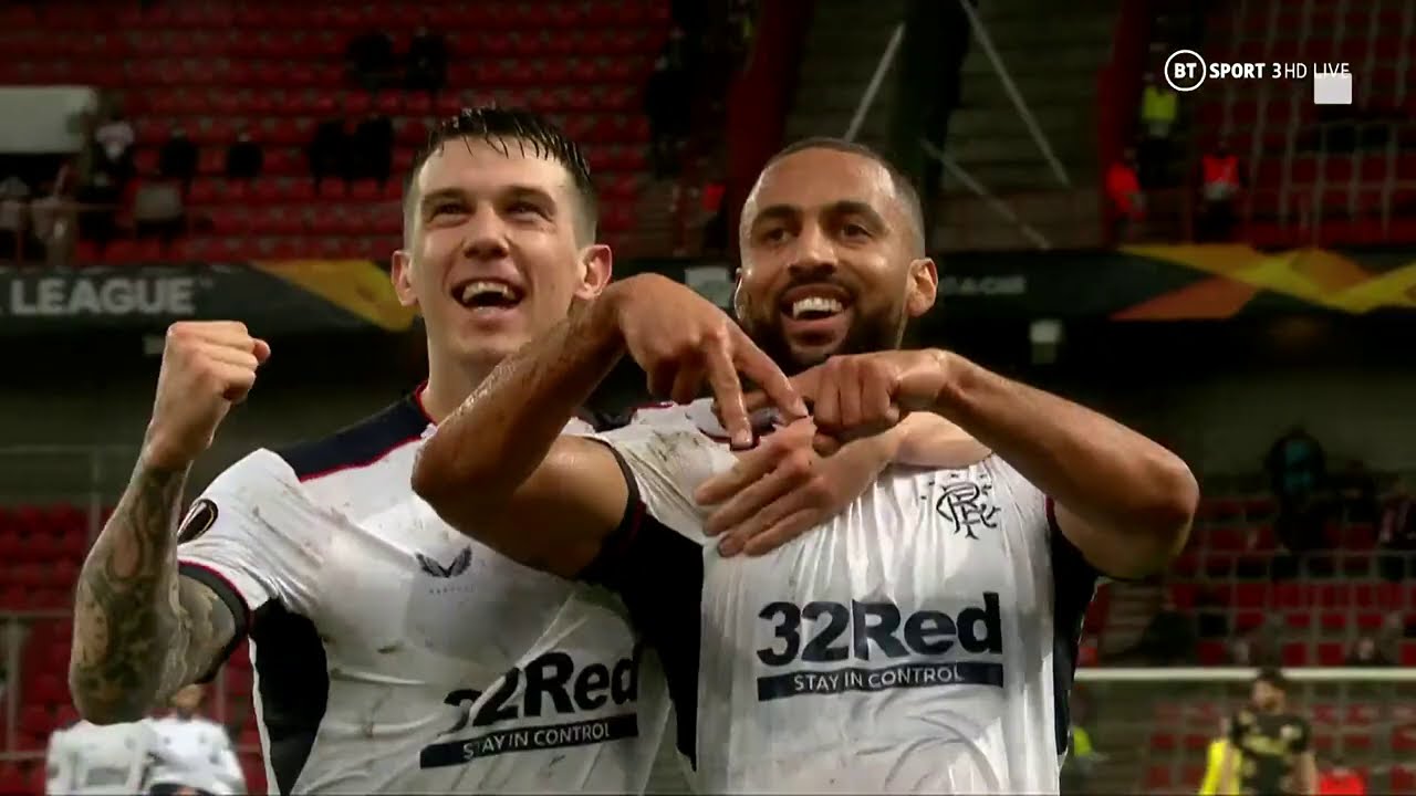 Shades of David Beckham! Rangers' Kemar Roofe scores Puskás Award ...