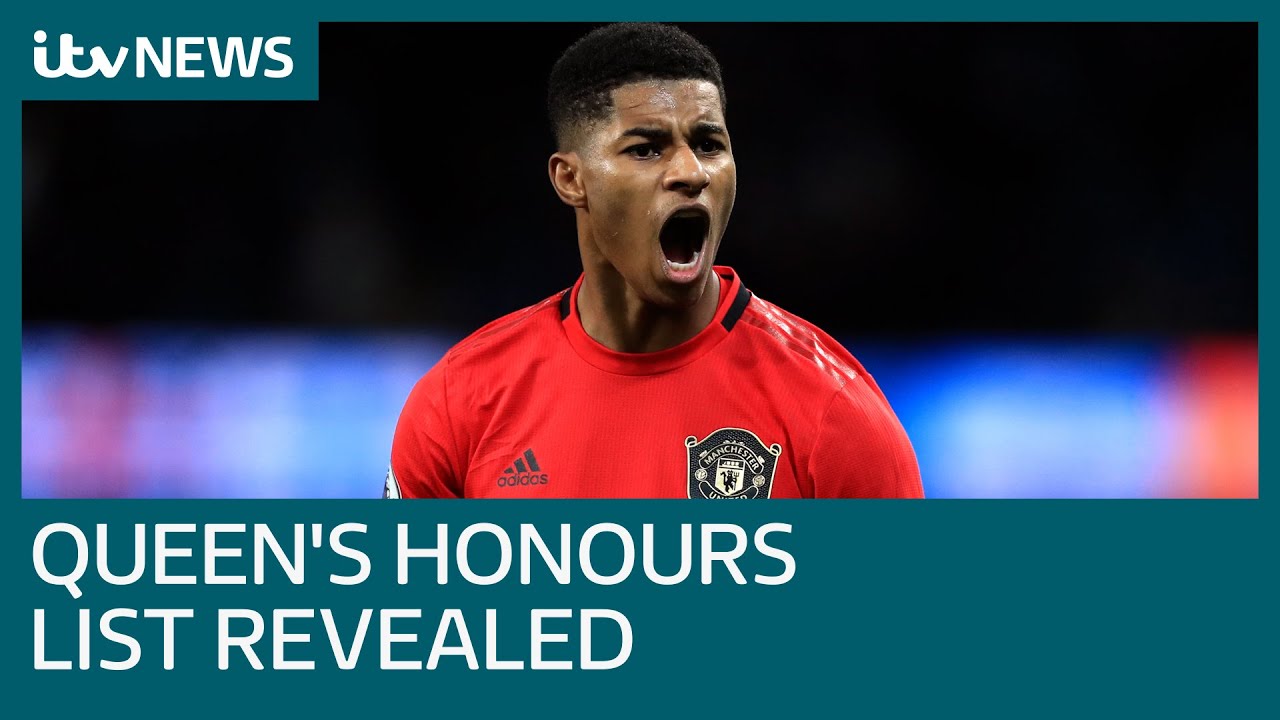 Marcus Rashford among Queen's birthday honours list | ITV News - The ...