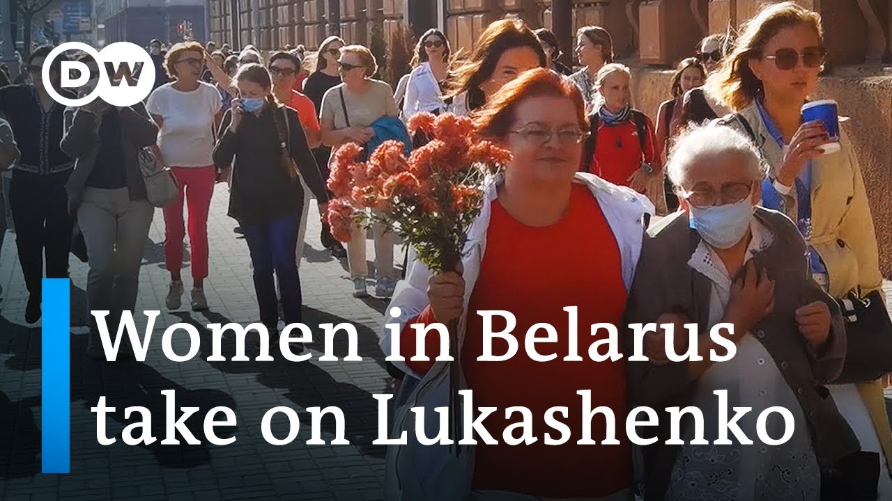 Belarus protests: How women stand up to Lukashenko | Focus on Europe ...