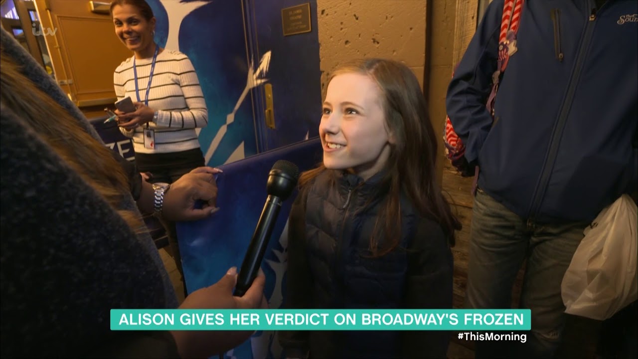 Alison Chats to the Frozen Stage Show Cast | This Morning - The Global ...