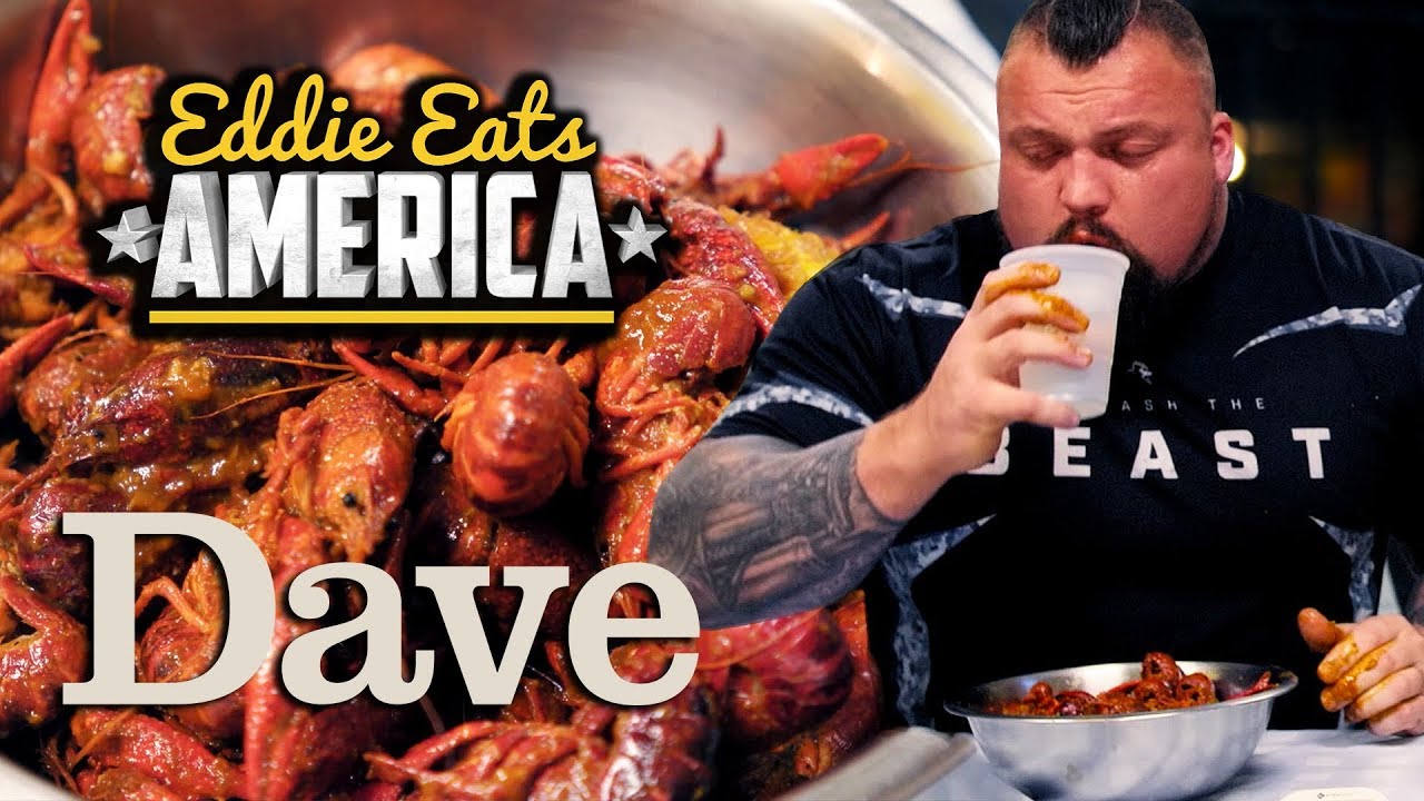 Spicy Crawfish Eating Competition | Eddie Eats America | Dave - The ...