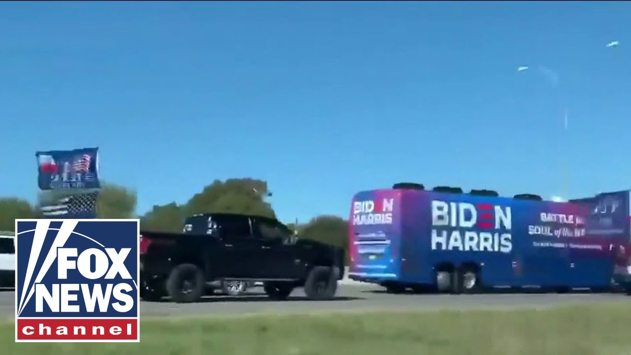 FBI investigating 'Trump Train' swarming Biden bus on Texas interstate ...