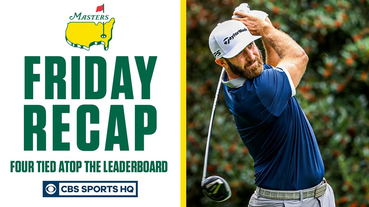 The Masters Friday Recap: Four sit atop a tightly contest leaderboard ...