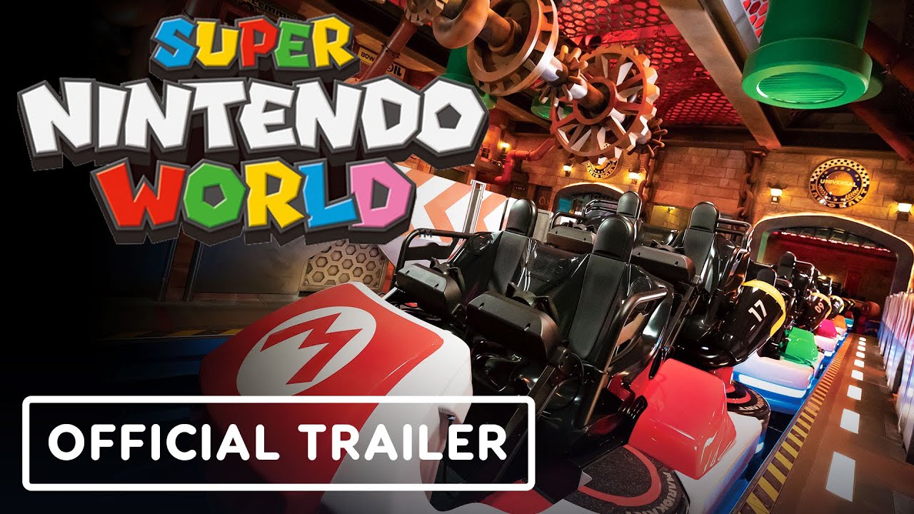 Super Nintendo World - Official Nintendo Theme Park Reveal Trailer ...