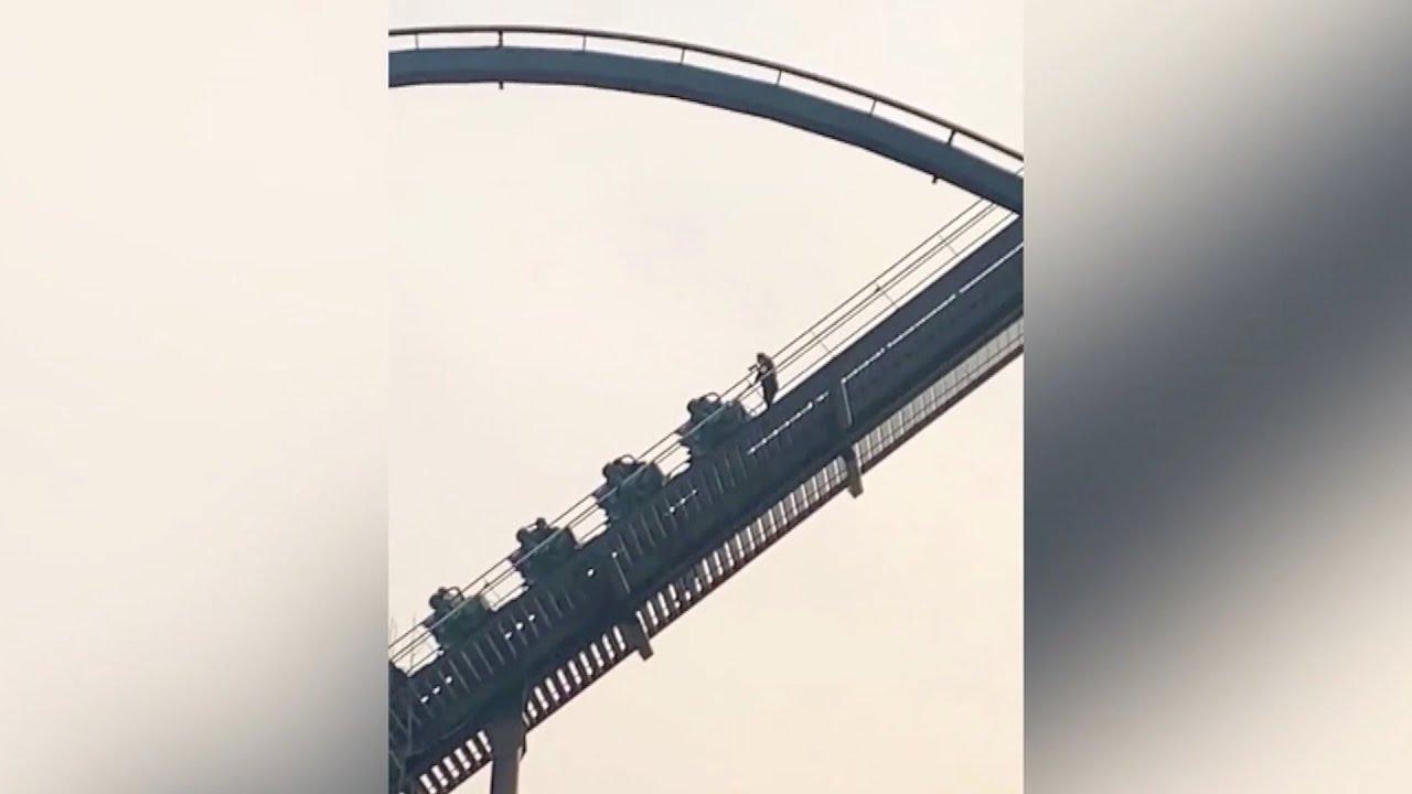 Riders forced to walk down after roller coaster malfunction - The ...