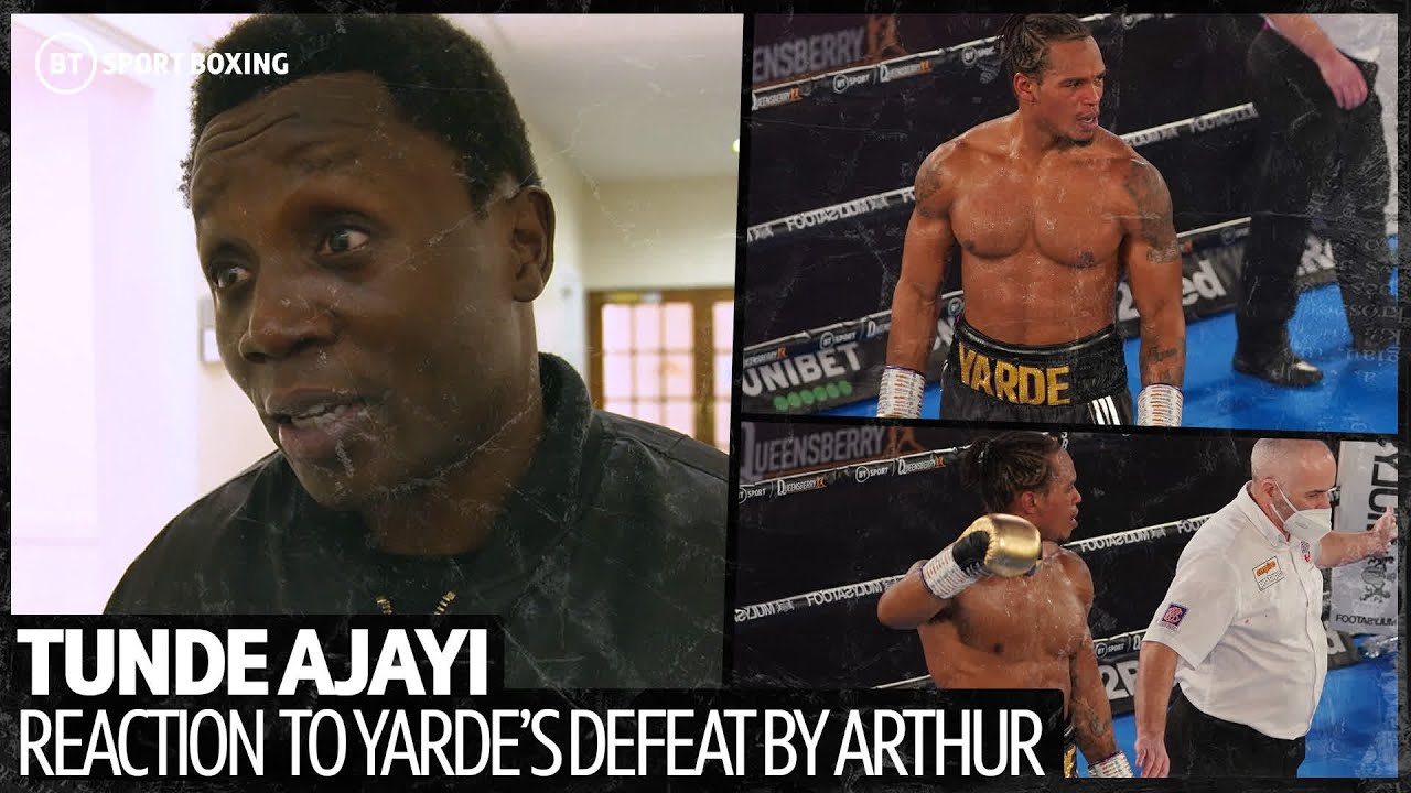 "You are messing with Anthony Yarde's life" Tunde Ajayi reaction after ...