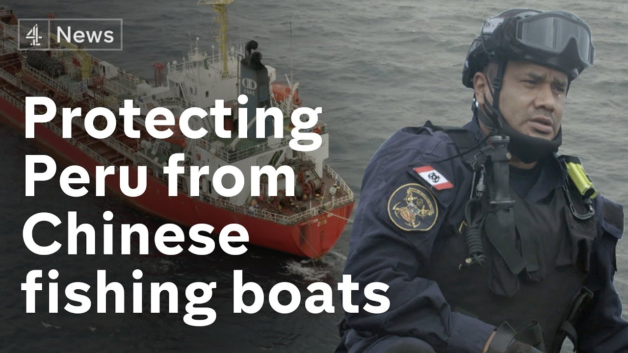 Peru defends its waters as Chinese boats are accused of illegal fishing ...