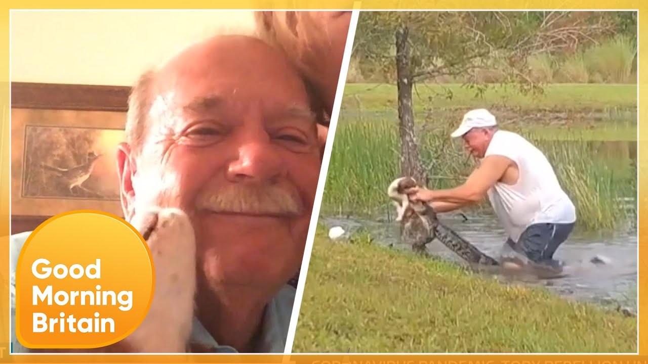 'I Wrestled an Alligator to Rescue My Puppy' | Good Morning Britain ...