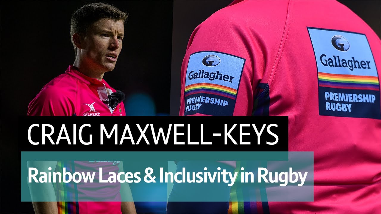 Stonewall UK Rainbow Laces and Inclusivity in Rugby - Referee Craig Maxwell-Keys' coming out ...